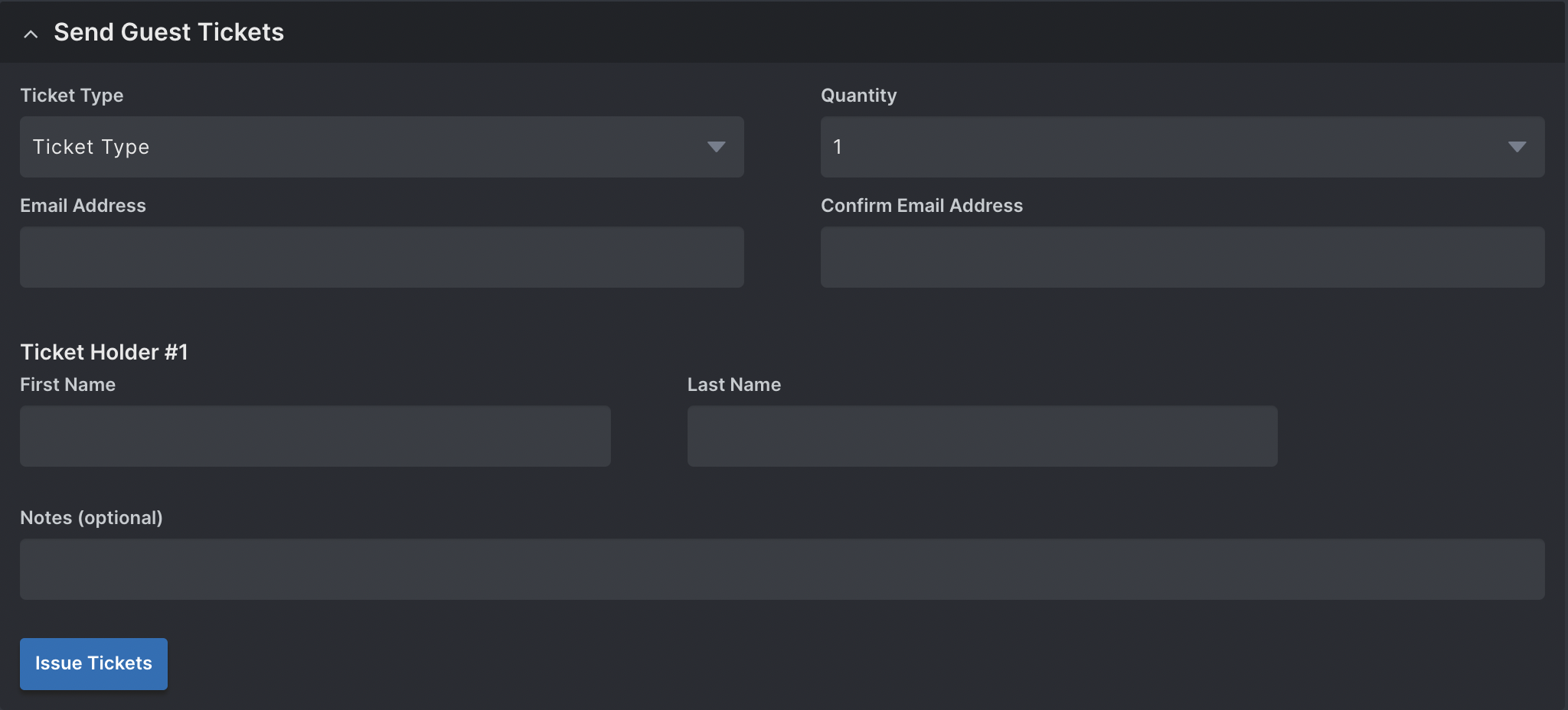 Event Dashboard: What are Guest Tickets? – Restless Nites